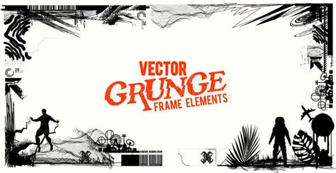 Vector Grunge Frame And Border Creative Elements Stock Vector Illustration Of Grunge Vector