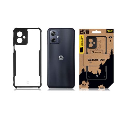 Tactical Quantum Stealth Clear/Black Motorola Moto G54 5G/G54 5G Power ...