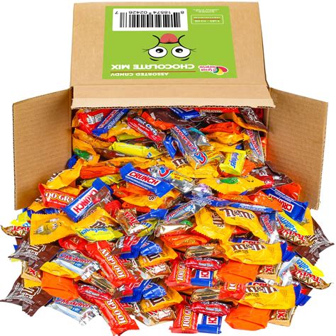 Chocolate Candy Variety Pack 7 Pounds Bulk Fun Size Chocolate