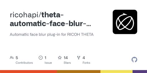 GitHub Ricohapi Theta Automatic Face Blur Plugin Automatic Face Blur
