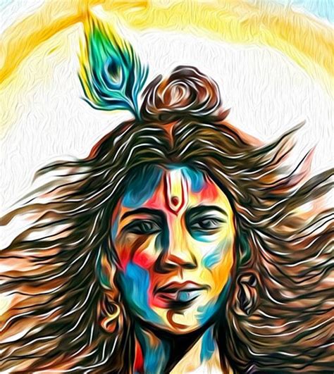 Lord Krishna Digital Download Painting Krishna Wall Art Lord Krishna