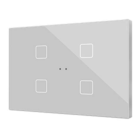 Zennio Zvifxlx4s Knx Tastsensor Flat Xl 4 Fach Silber Online Kaufen Im Voltus Elektro Shop