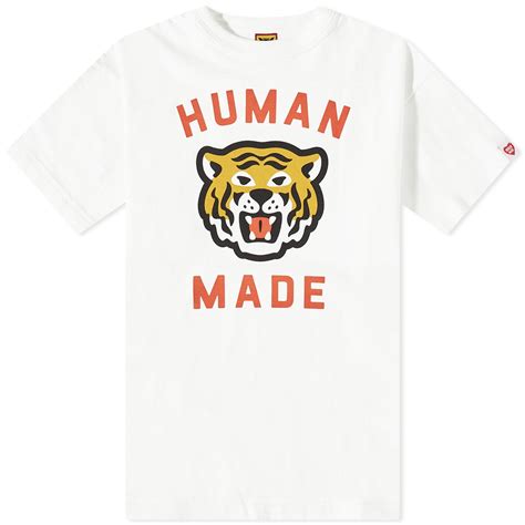 Human Made Tiger T Shirt White End Us