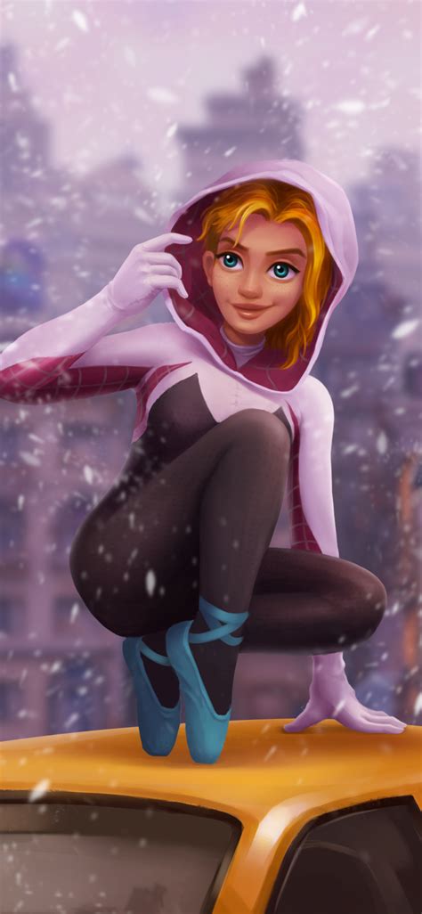 X Art Gwen Stacy Iphone Xs Iphone Iphone X Hd K Wallpapers Images Backgrounds