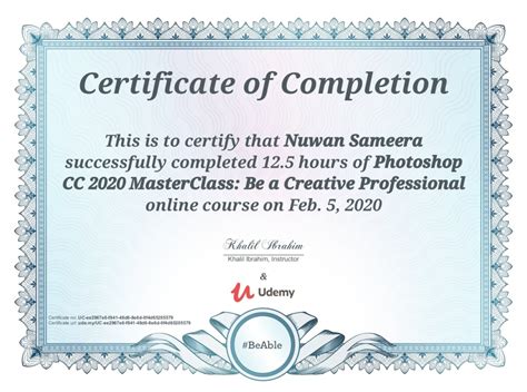 Nuwan Sameera On Linkedin Udemy Course Completion Certificate