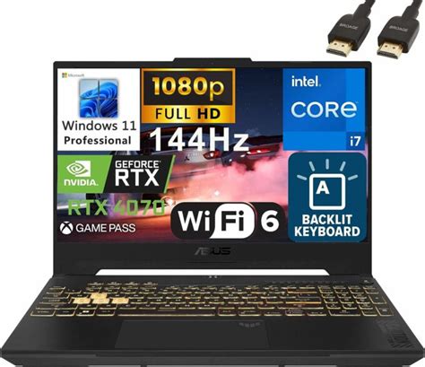 Asus Tuf Gaming F15 I7 12700h · Rtx 4070 140w · 15 6” Full Hd 1920