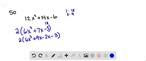 solved the following is a list of random factoring problems factor