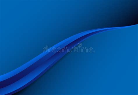 blue gradient curve background material design overlap layer stock