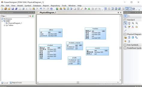 使用powerdesigner撰写ssm学生管理系统数据库表系统管理模块数据库表如何写 Csdn博客