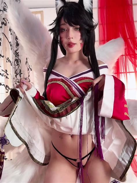 Umeko J Ahri League Of Legends Cosplay Eporner