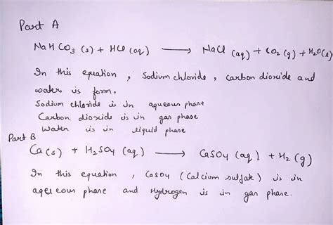 Solved Complete And Balance The Equation For Each Of The Following Course Hero