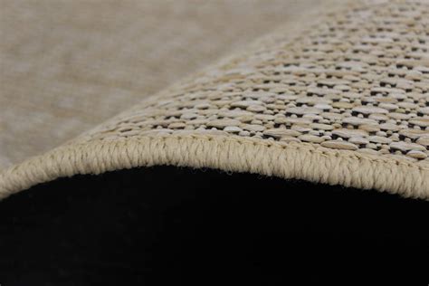 Tapete Sisal Clean Liso Rústico Antiderrapante Bege x m
