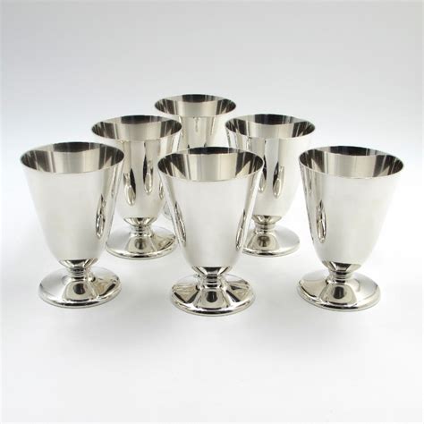 Set Of 6 Sterling Cordials S And K Ltd