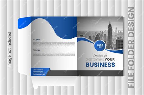 Premium Vector Modern And Attractive Business Corporate File Folder