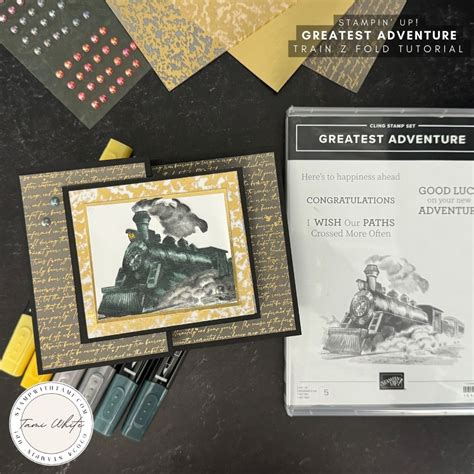 Greatest Adventure Train Card [card 3] Stampin Up Demonstrator