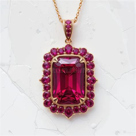 Cut Ruby Pendant Stock Illustrations 202 Cut Ruby Pendant Stock