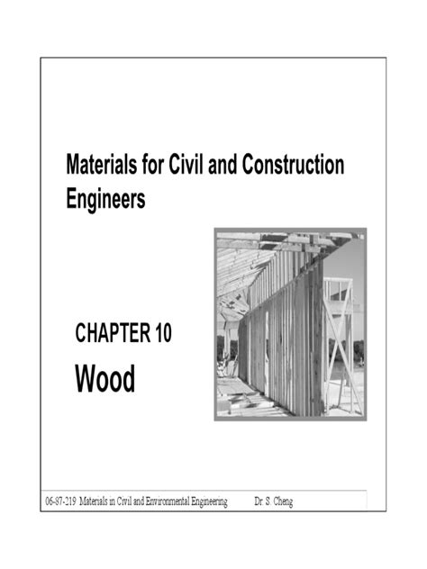 Ch10 Wood Pdf Wood Lumber