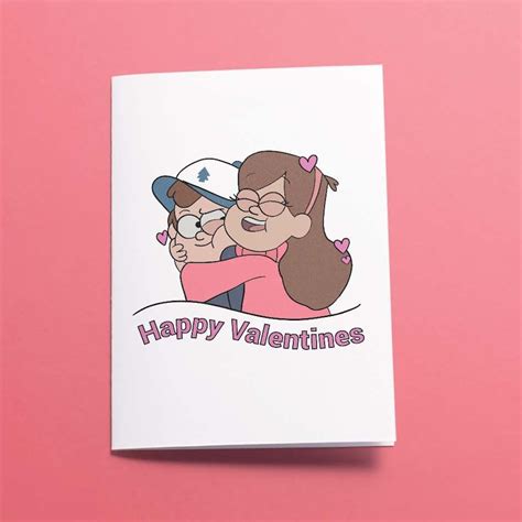 Gravity Falls Valentine Card Etsy