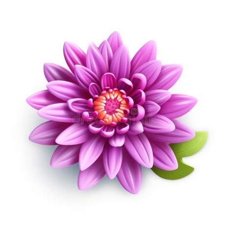 Aster 3d Icon Cartoon Clay Material With Nintendo Isometric Spot Light