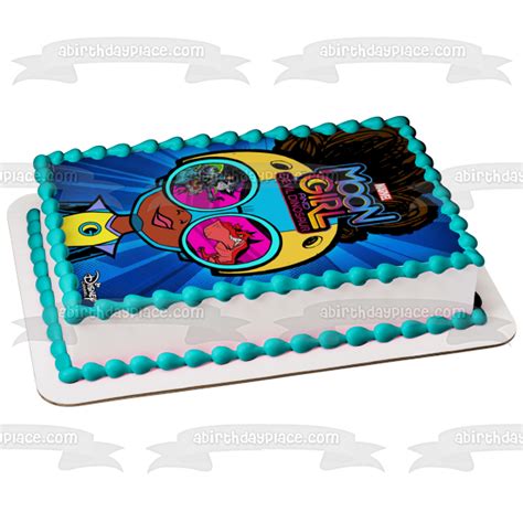 Moon Girl And Devil Dinosaur Lunella And Devil Dinosaur Edible Cake To