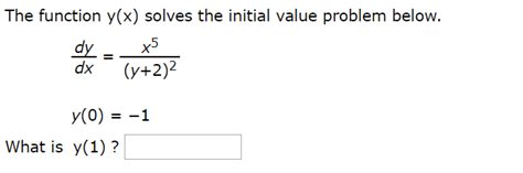 Solved Find An Explicit Solution To The Initial Value Chegg
