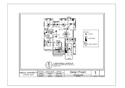 Ee114 1 A5 Residential Electrical System Design Bedroom 1 T B Bedroom