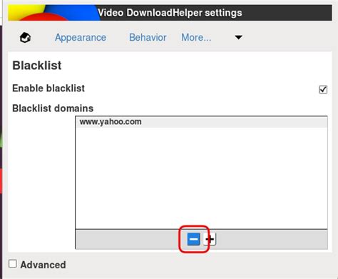Remove From Blacklist