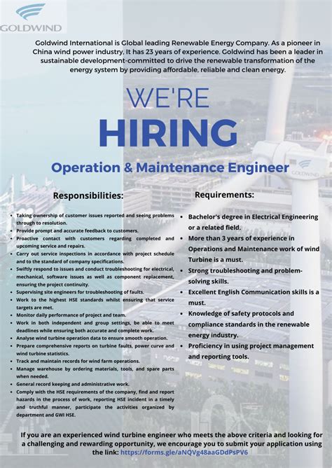 Goldwind Hiring Syed Muhammad Ahmer