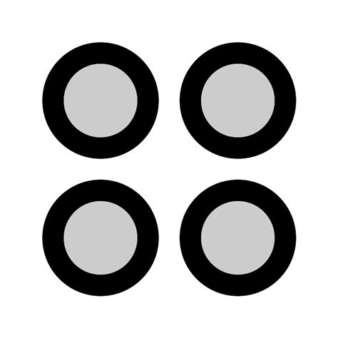 Circles Four Duotone Vector Svg Icon Svg Repo