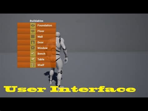 UE4 Survival Game Series Ep4 Build Mode Tutorial User Interface YouTube
