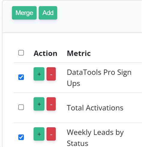 Merging Metrics With Datatools Pro