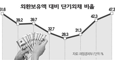 단기외채 1천억달러 넘었다 작년말보다 421억弗 쑥
