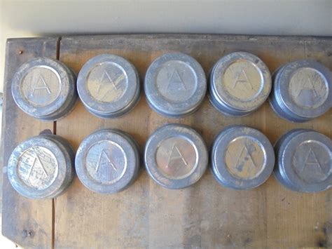 Vintage Canning Supply Zink Caps Vintage American Dupont Etsy