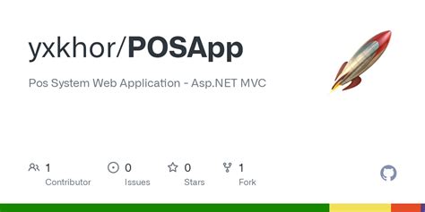 GitHub Yxkhor POSApp Pos System Web Application Asp NET MVC
