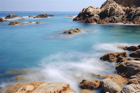 바위가 많은 장면의 해안 사진 샷 강원도 갯바위 국내여행 배경 일러스트 및 사진 무료 다운로드 Pngtree