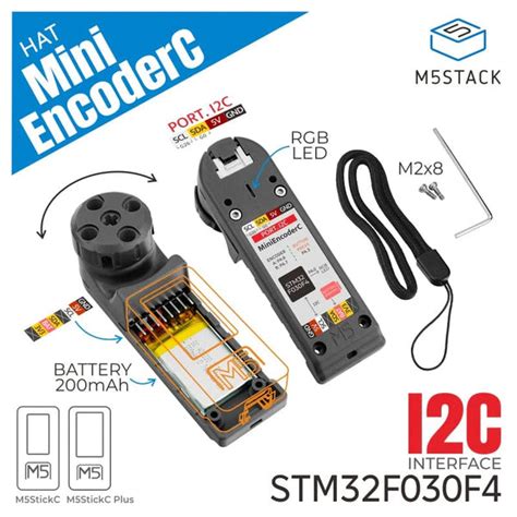 M5stickc Mini Encoder Hat Stm32f030 The Pi Hut