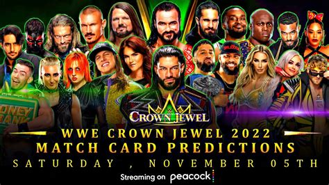 Wwe Crown Jewel Live Streaming Crown Jewel 2022 Full Match Card