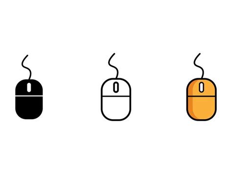 Premium Vector Computer Mouse Icon Set