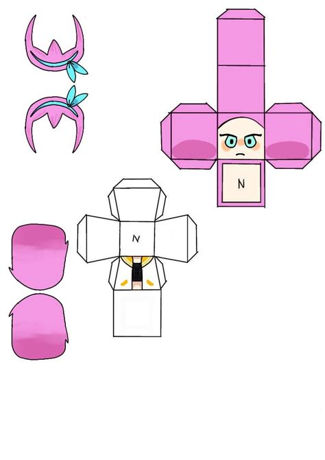 Aubrey Hs Papercraft Paper Doll Figuras De Papel Plantillas Para