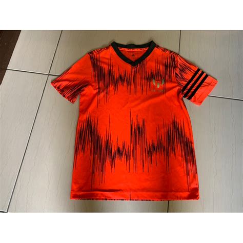 Adidas 愛迪達 梅西 Messi Climalite 限量版 兒童 短袖 足球 球衣 運動衣 150 蝦皮購物