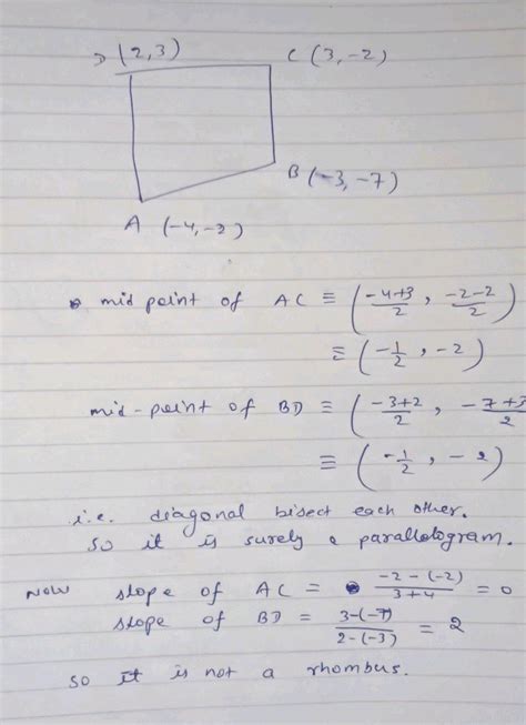 18 Find The Of The Quadrilateral Points A 4 D