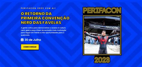 Perifacon 2023 Acontece Em Julho E Promete Novas Atrações Drops De Jogos