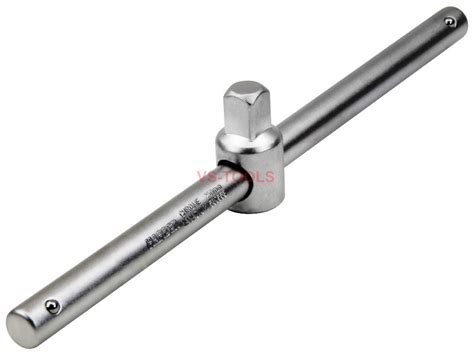 1 2in Drive Sliding T Bar Handle Socket Wrench Spanner 9 7 8inch