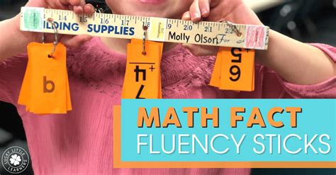 Math Fact Fluency Sticks Lucky Little Learners