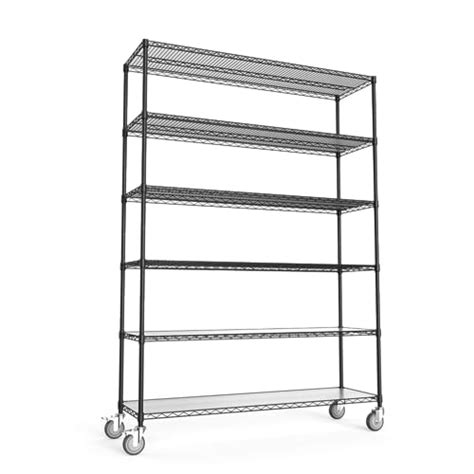 Nsf 6 Tier 6000lbs Metal Shelf Wire Shelving Unit Heavy