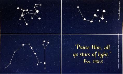 Abeka 4 6 Science Teaching Chart 27 28 Constellations Of The Northern