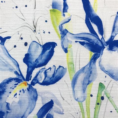 Iris Upholstery Fabric Etsy
