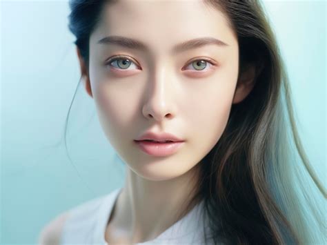 Premium Ai Image Portrait Of Beauty Asian Female With Perfect Healthy