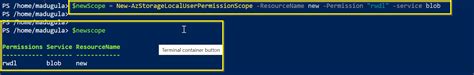 Create User With Permission To More Than One Container In Azure From