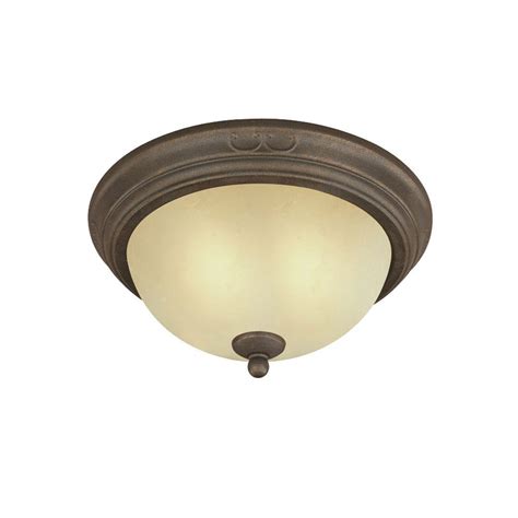 Westinghouse 2 Light Ceiling Fixture Ebony Bronze Interior Flush Mount